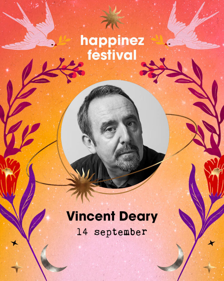 Vincent Deary te gast op Happinez Festival 2025